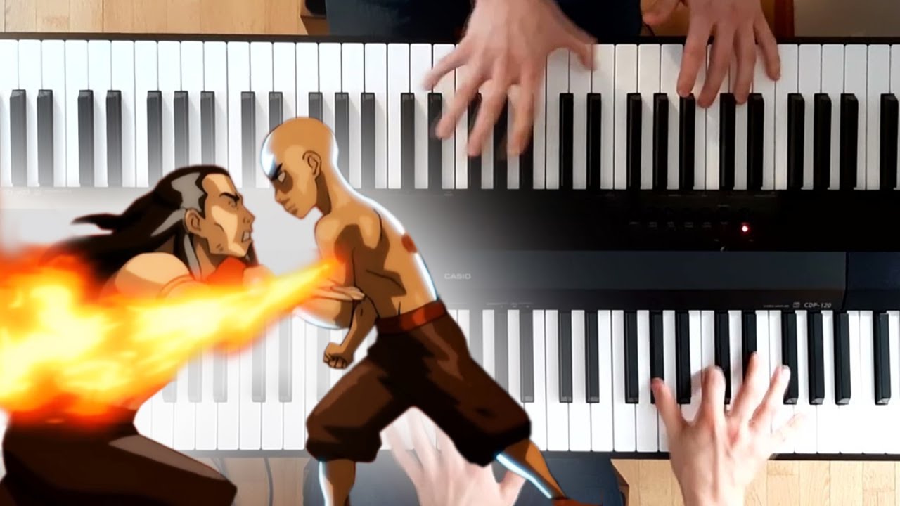 Aang VS Ozai (Final Battle) | Avatar: The Last Airbender | PIANO COVER ...