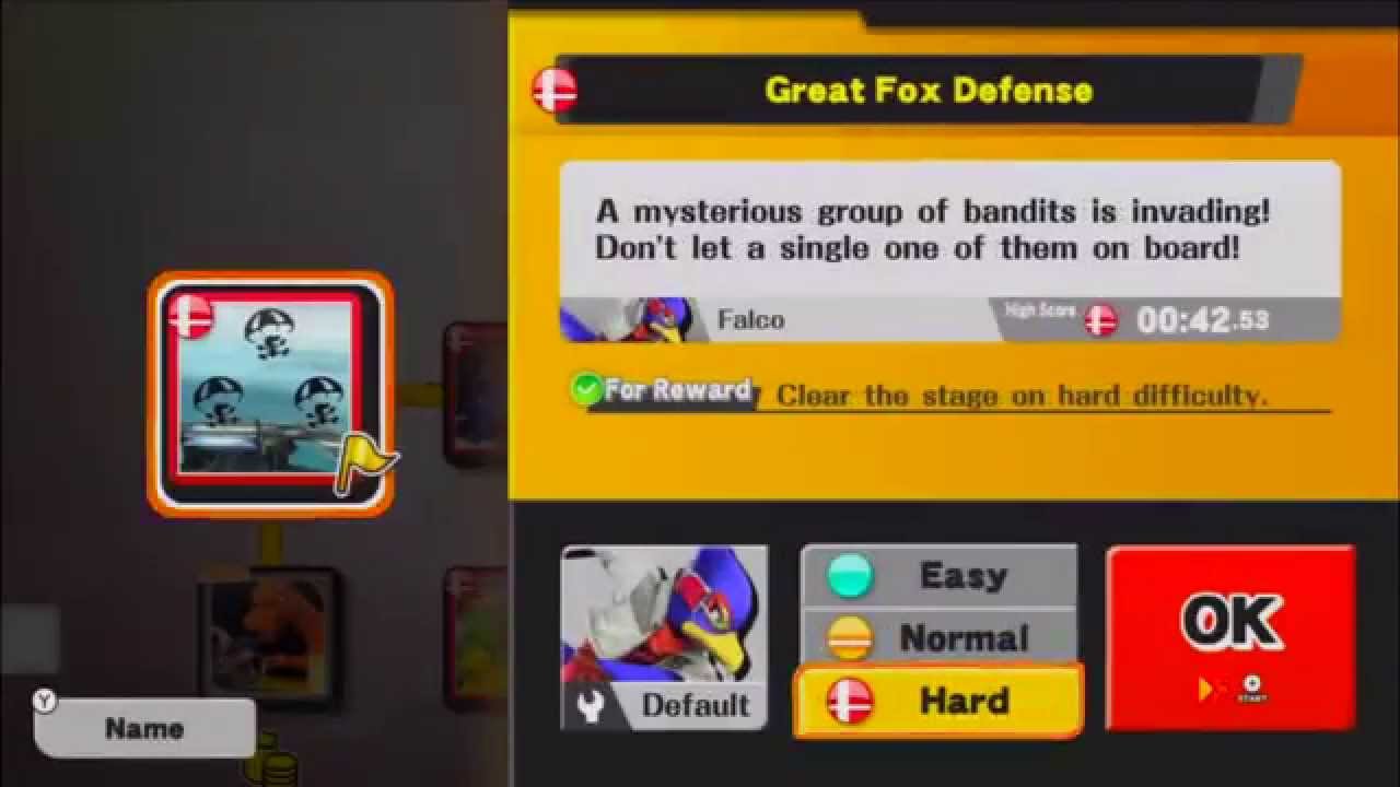 Super Smash Bros. for Wii U - Event Mode - Great Fox Defense - YouTube
