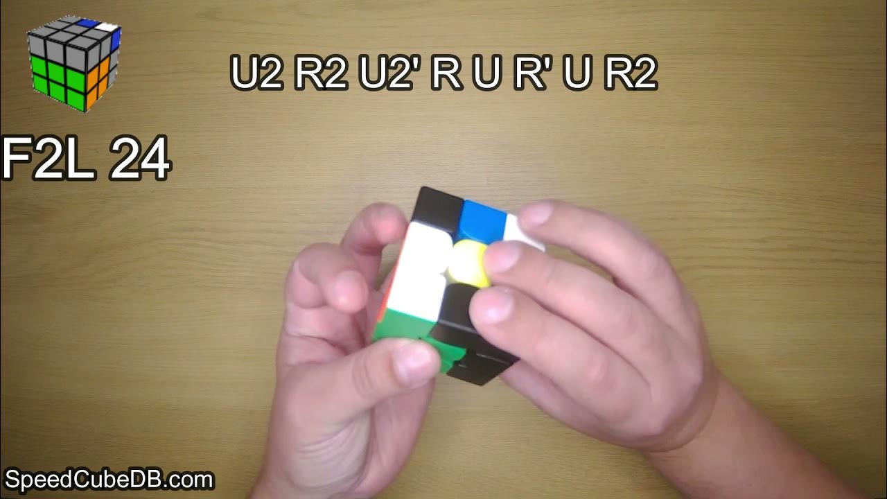 F2L Algorithms, BR Slot - F2L 24 [R2U2] - YouTube