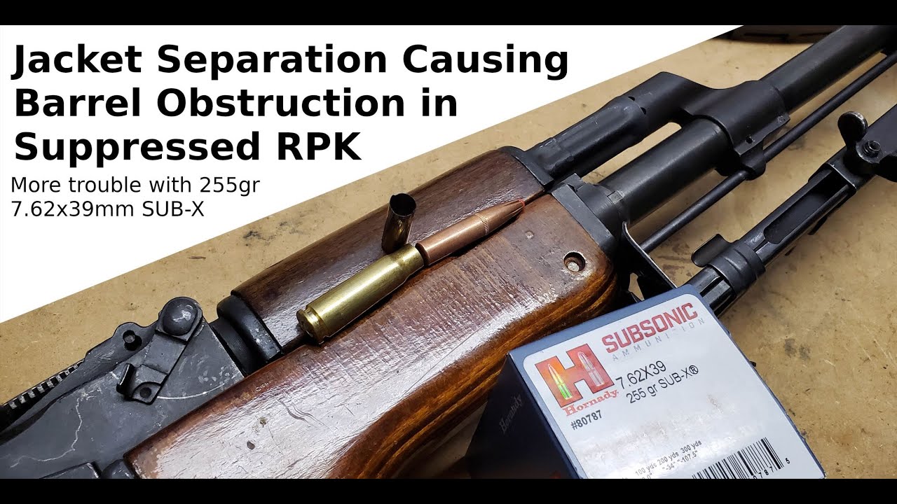 Jacket Separation and Barrel Obstruction in RPK - YouTube