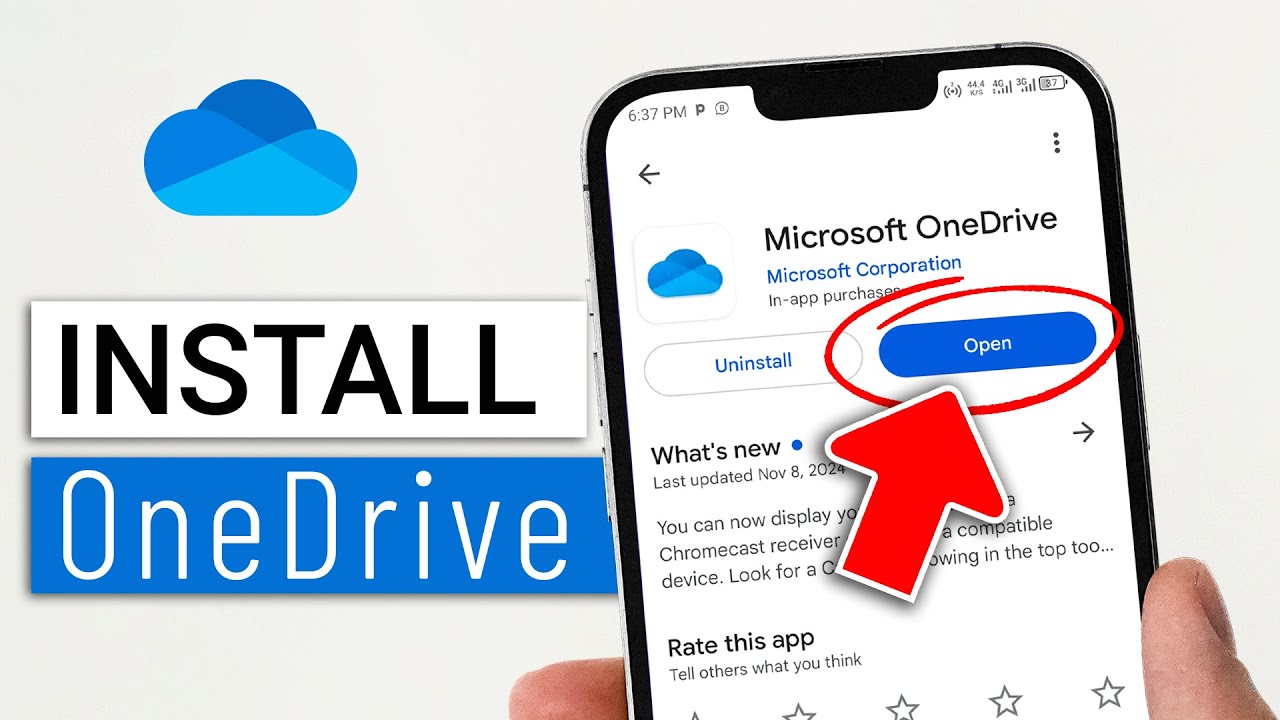 How to Install Microsoft OneDrive on Android Phone - Full Guide - YouTube