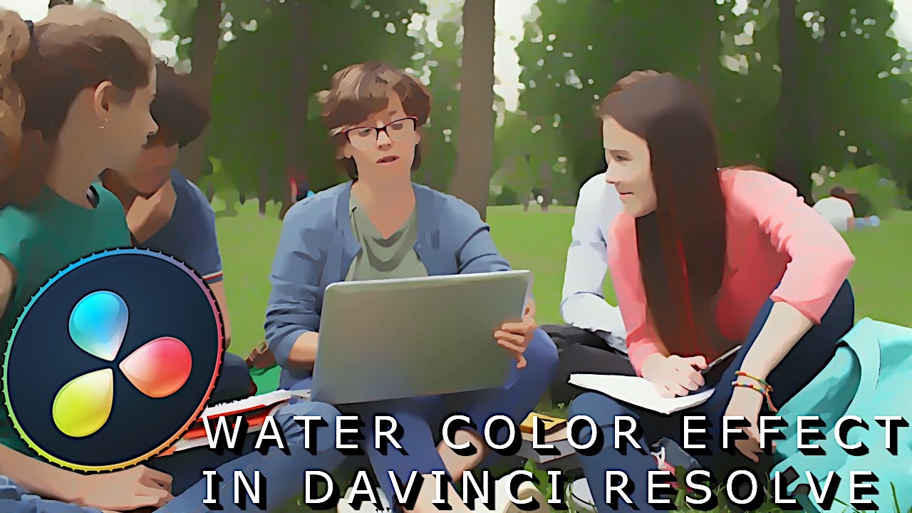 WATER COLOR EFFECT IN DaVINCI RESOLVE | VIDEO EFFECTS IN DaVINCI ...