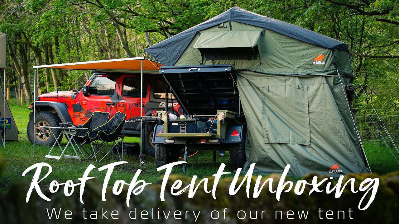 New Roof Top Tent Delivery and Unboxing | Ox Overland Diesel 310 - YouTube
