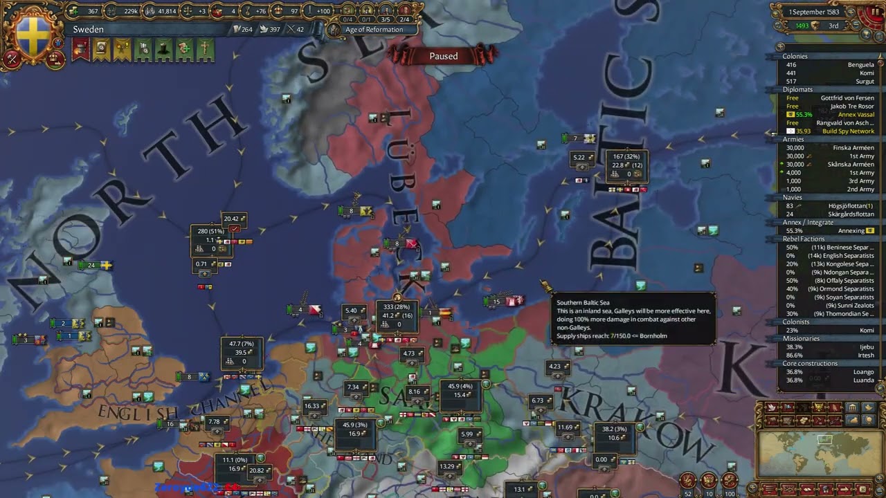 EU4 Sweden Scandinavia HRE Revoke Privilegia #10 - YouTube