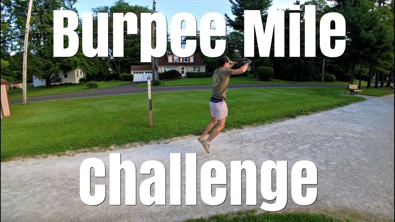 I tried to complete "The Burpee Mile Challenge." - YouTube