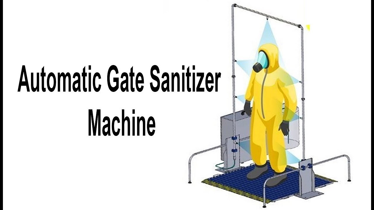 Automatic Gate Spray Sanitizer Machine - YouTube