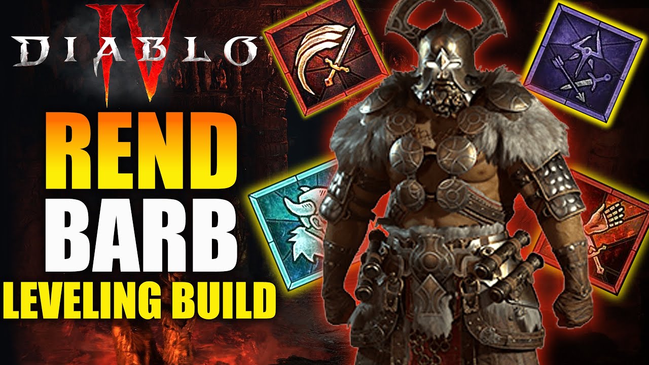 Post Patch Diablo 4 Busted Rend Barbarian Build Guide For Easy Leveling