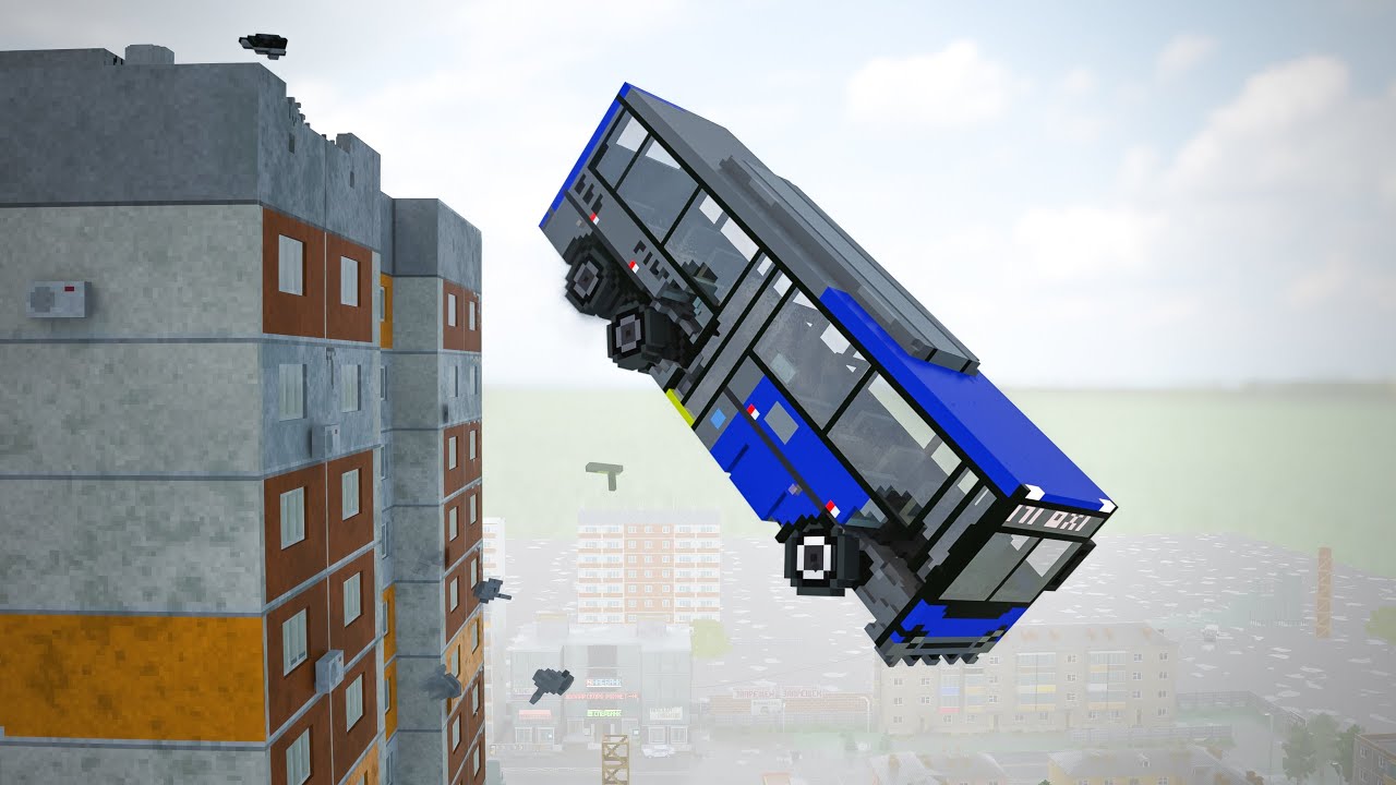 Buses Falls Off Building | Teardown - YouTube