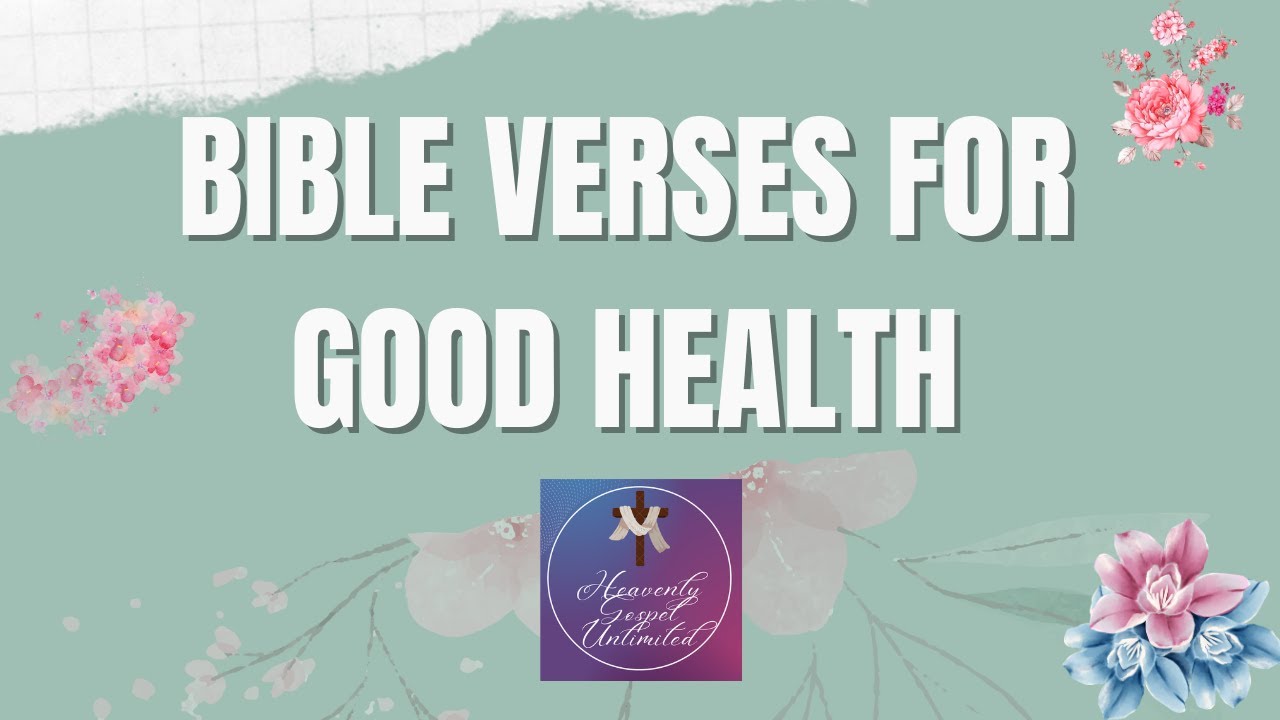 Bible Verses for Good Health | Daily Prayer | In English |God's ...