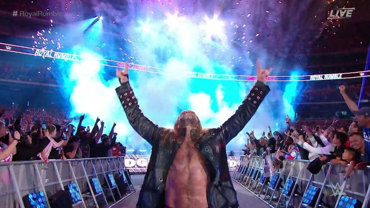 Edge Returns and Spears Everyone! | Royal Rumble | WWE - YouTube