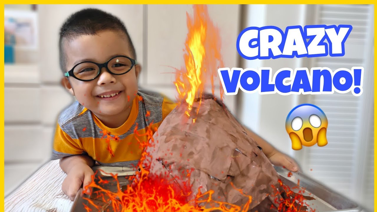 HOW TO MAKE A VOLCANO (DIY Vinegar+Baking Soda Experiment) | Kid In The ...