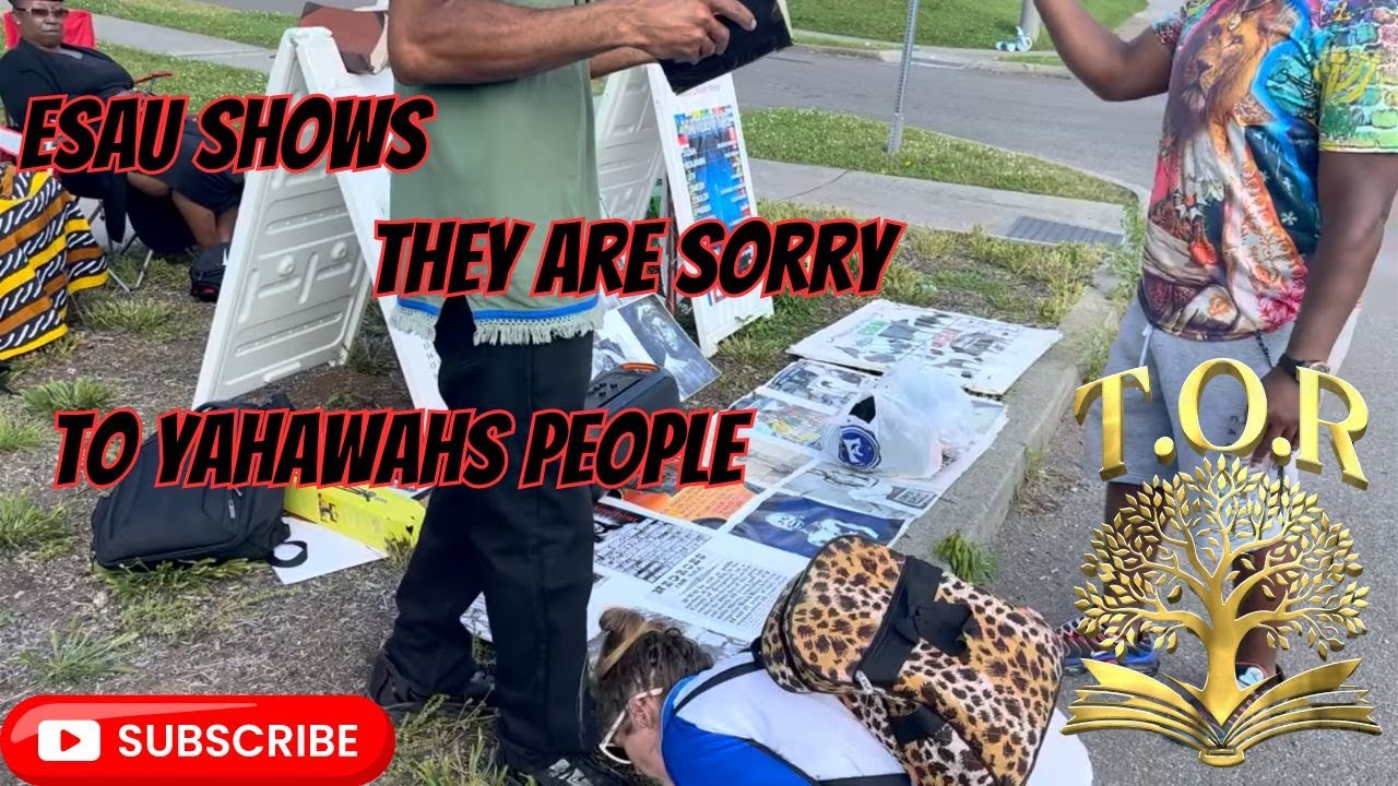 Esau shows how sorry she is for what her people have done to Yahawah’s ...