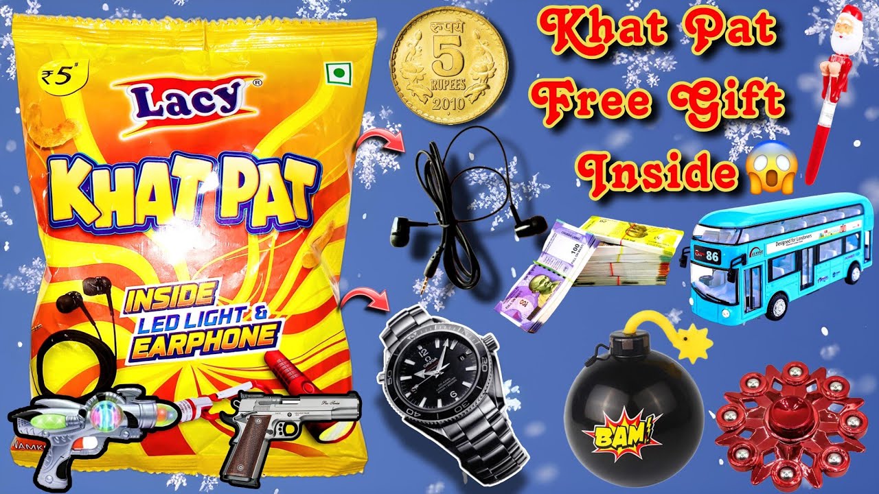 New Snacks Khat Pat Packet free gift inside | मौज हो गई इतने महंगे ...