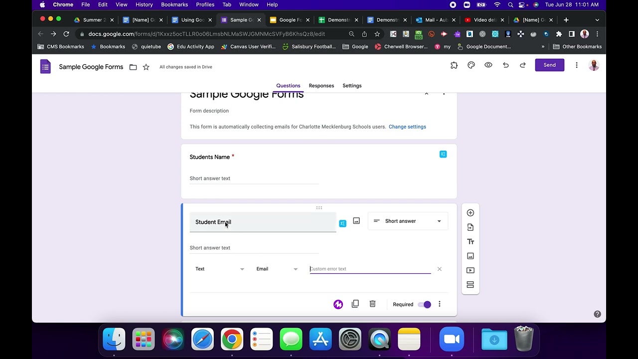 Response Validation In Google Forms YouTube Response Validation In Google Forms YouTube