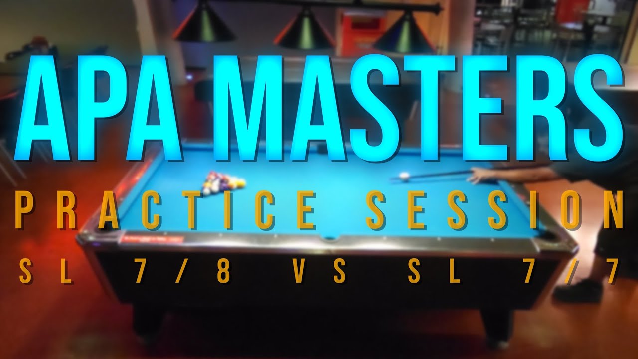 APA Masters | Practice Match | PDN v Keith Part 2 | SL 7/8 v 7/7 ...