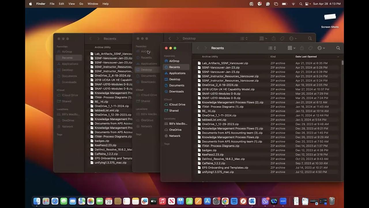 Windows Explorer to Apple Mac Finder. Organize Your Files into Two ...