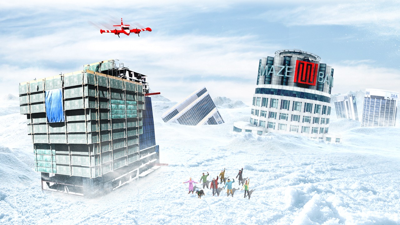 The DEEPEST SNOW in GTA 5! (Coldest Winter) - YouTube