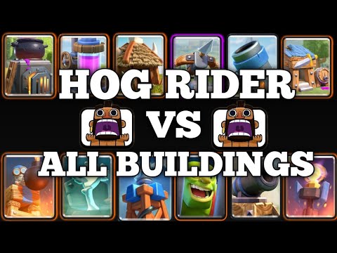 2.6 Hog Cycle Guide - Hog Rider Vs All Buildings - 2.6 Hog Cycle ...