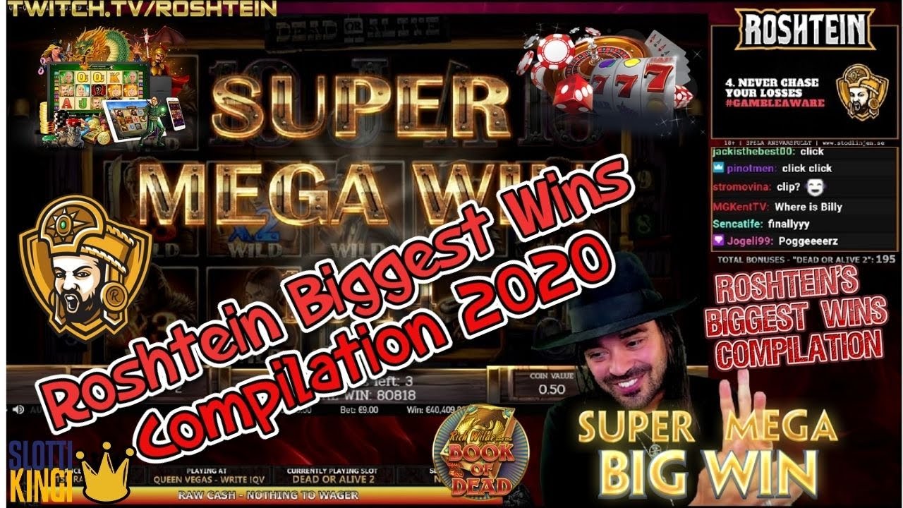Roshtein Biggest Wins Compilation 2020 - YouTube