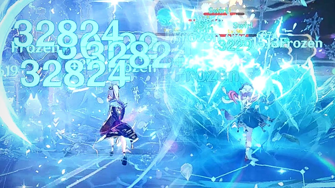 AYAKA - NILOU THE ETERNAL FREEZE TEAM ️💧 | Genshin Impact - YouTube