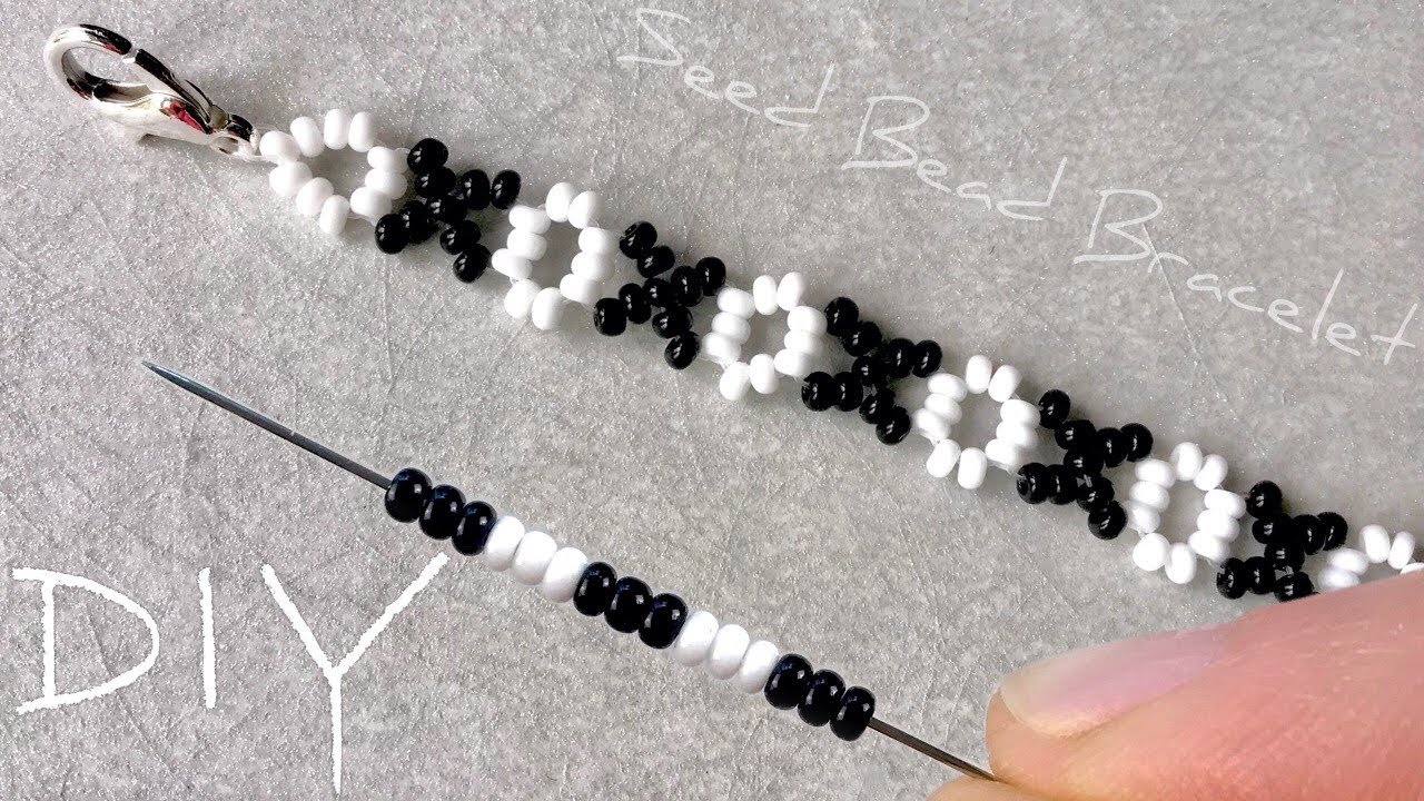 Xoxo Beaded Bracelet: Easy Beaded Bracelet Tutorial - YouTube