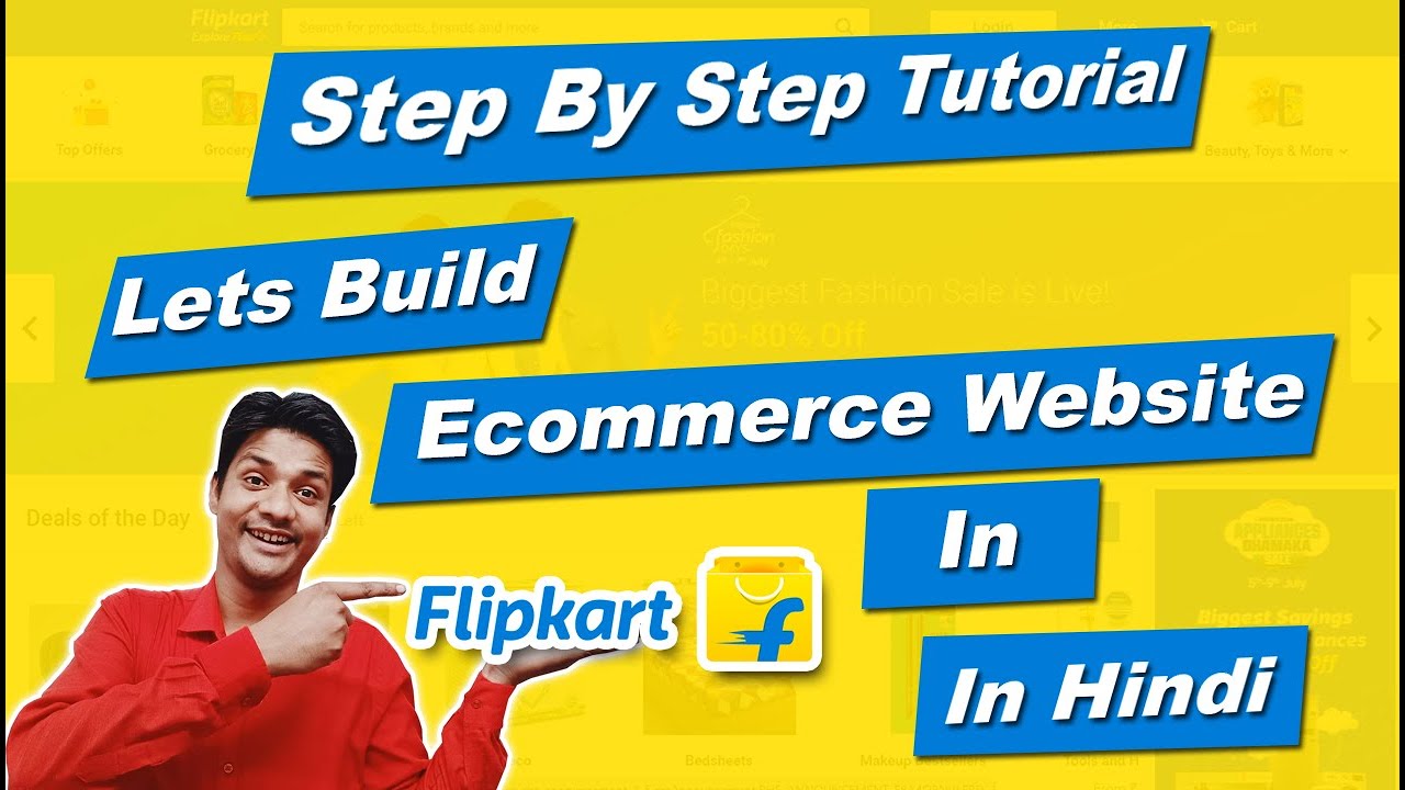 Flipkart Frontend Design with Bootstrap 5 - YouTube