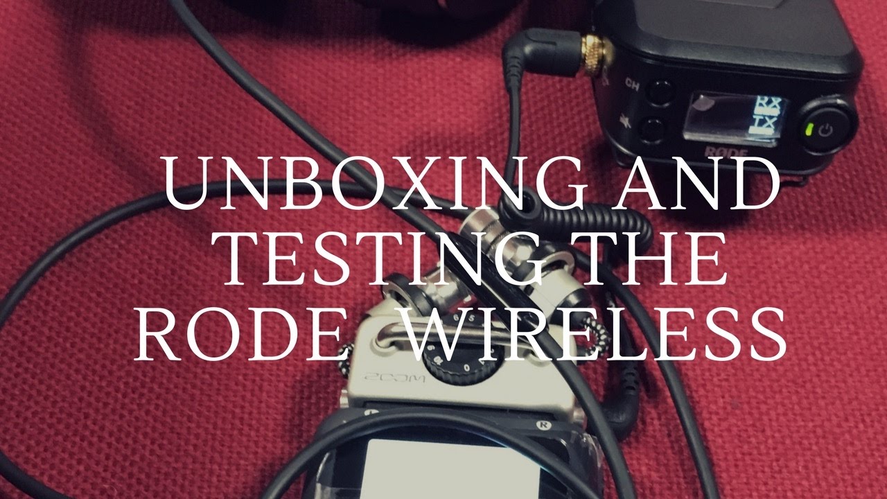 unboxing and testing the rodewireless - YouTube
