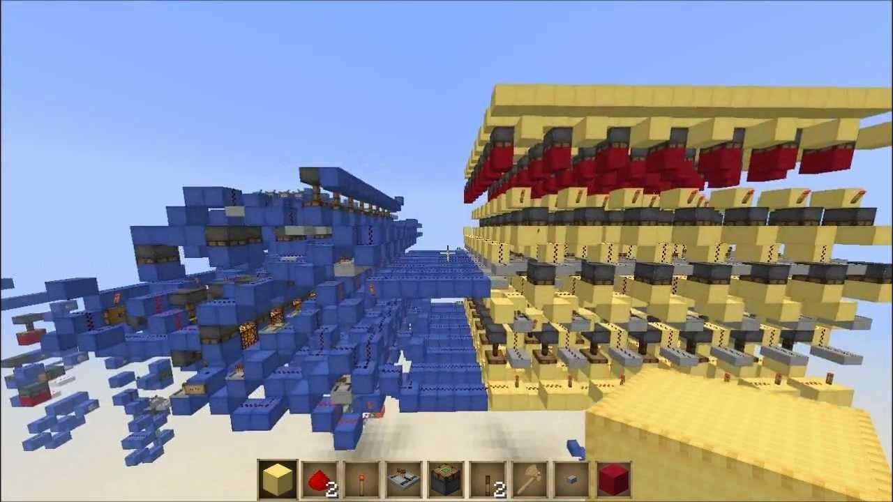 Minecraft: How To Build An 8-Bit Computer - Part 10 (Registers II ...