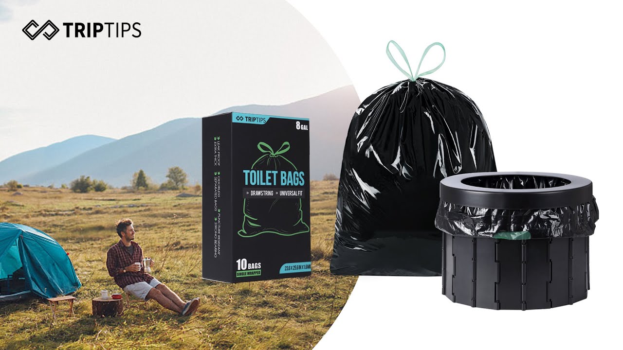 TRIPTIPS Portable Toilet Bags (Single Wrapped) - YouTube