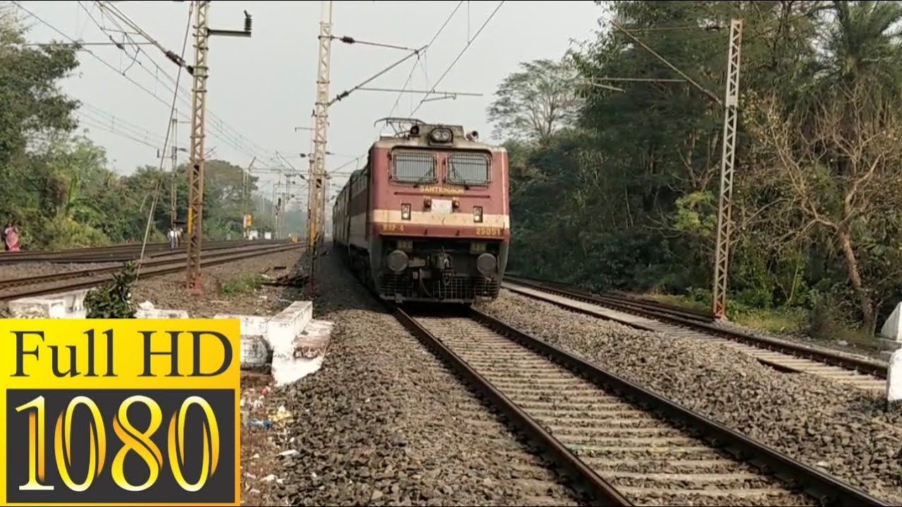 Back to Back 2 Different type ICF Coach Express Train. - YouTube