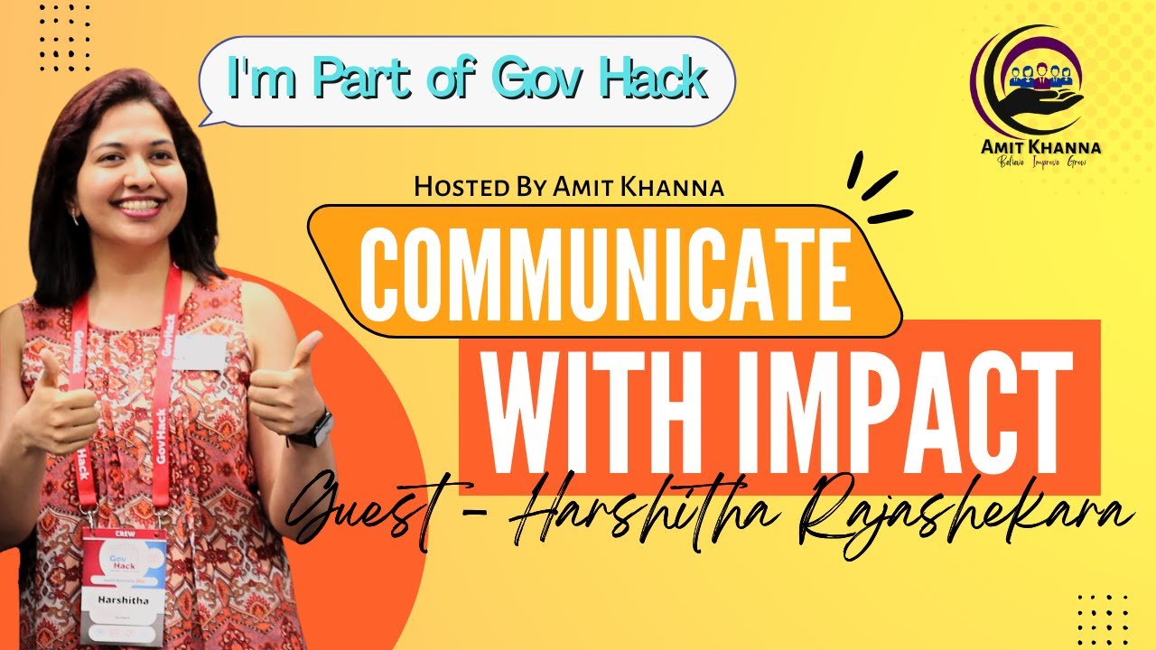 Communicate with Impact -Episode #2 -Learn from Toastmasters with @harshitharajashekara7838 ...