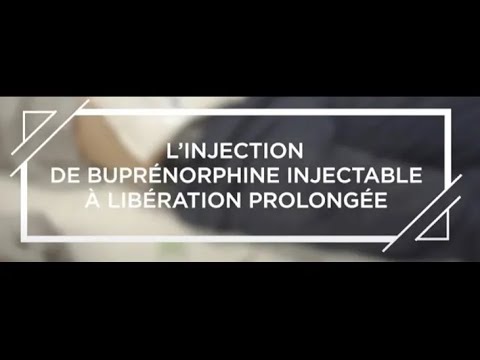 Étapes de l’injection de buprénorphine injectable à libération ...