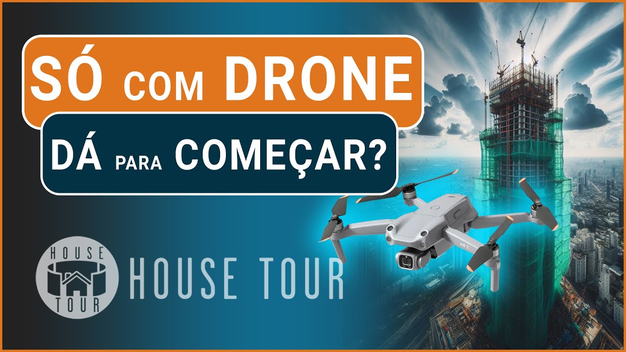 Drone no 360 - dá para começar no Tour Virtual 360 só com drone? - YouTube