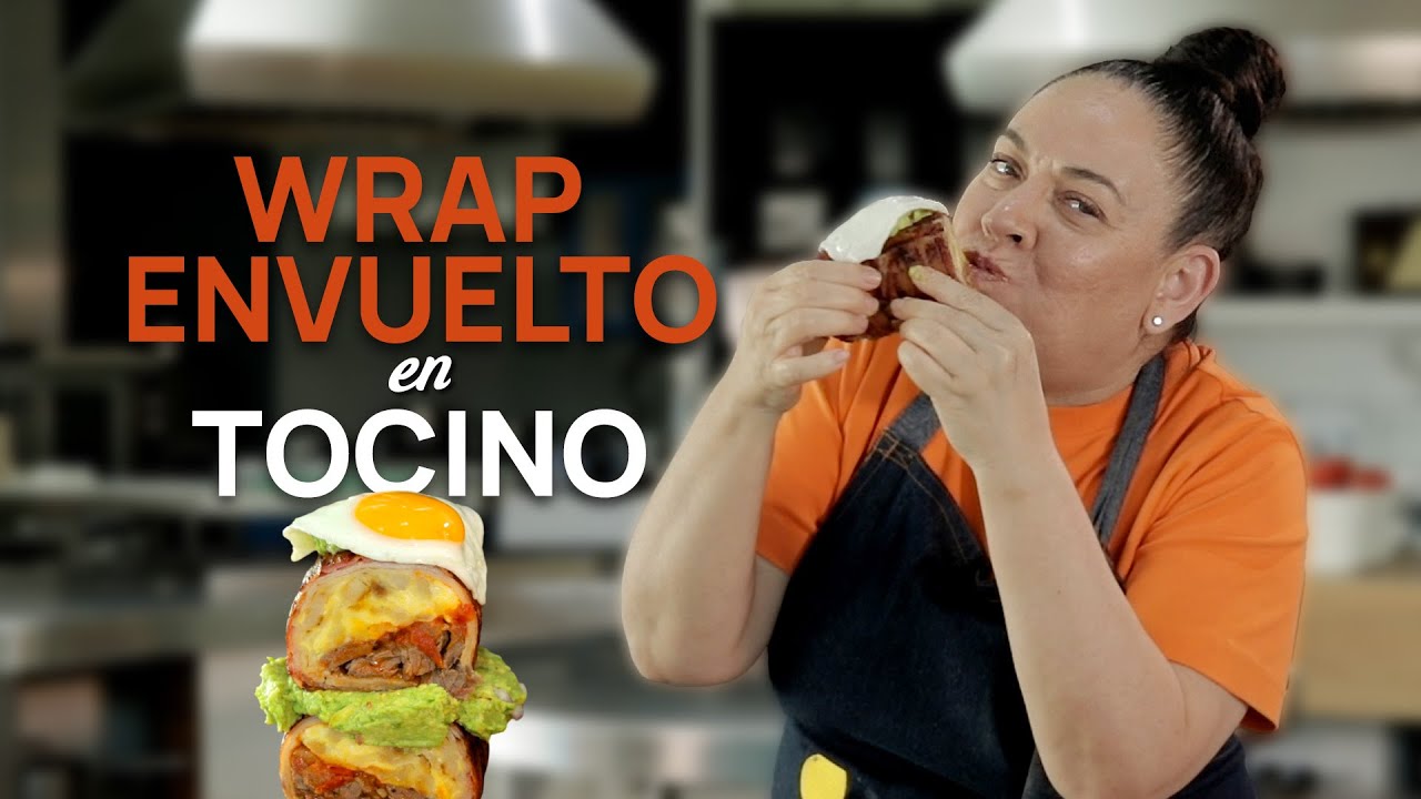 Delicioso WRAP envuelto en TOCINO 👩🏻‍🍳🥓 | #EdnaMx #Recetas - YouTube