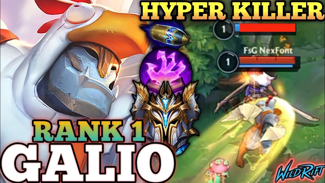 GALIO HYPER KILLER! PERFECT MIDLANE ULT CONTROL - TOP 1 GLOBAL GALIO BY ...