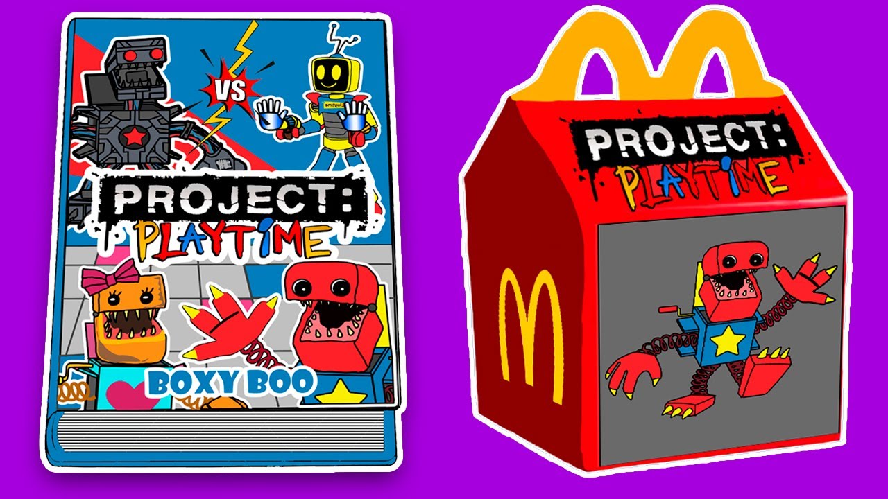 HICE UN LIBRO KAWAII DE BOXY BOO PROJECT PLAYTIME - YouTube