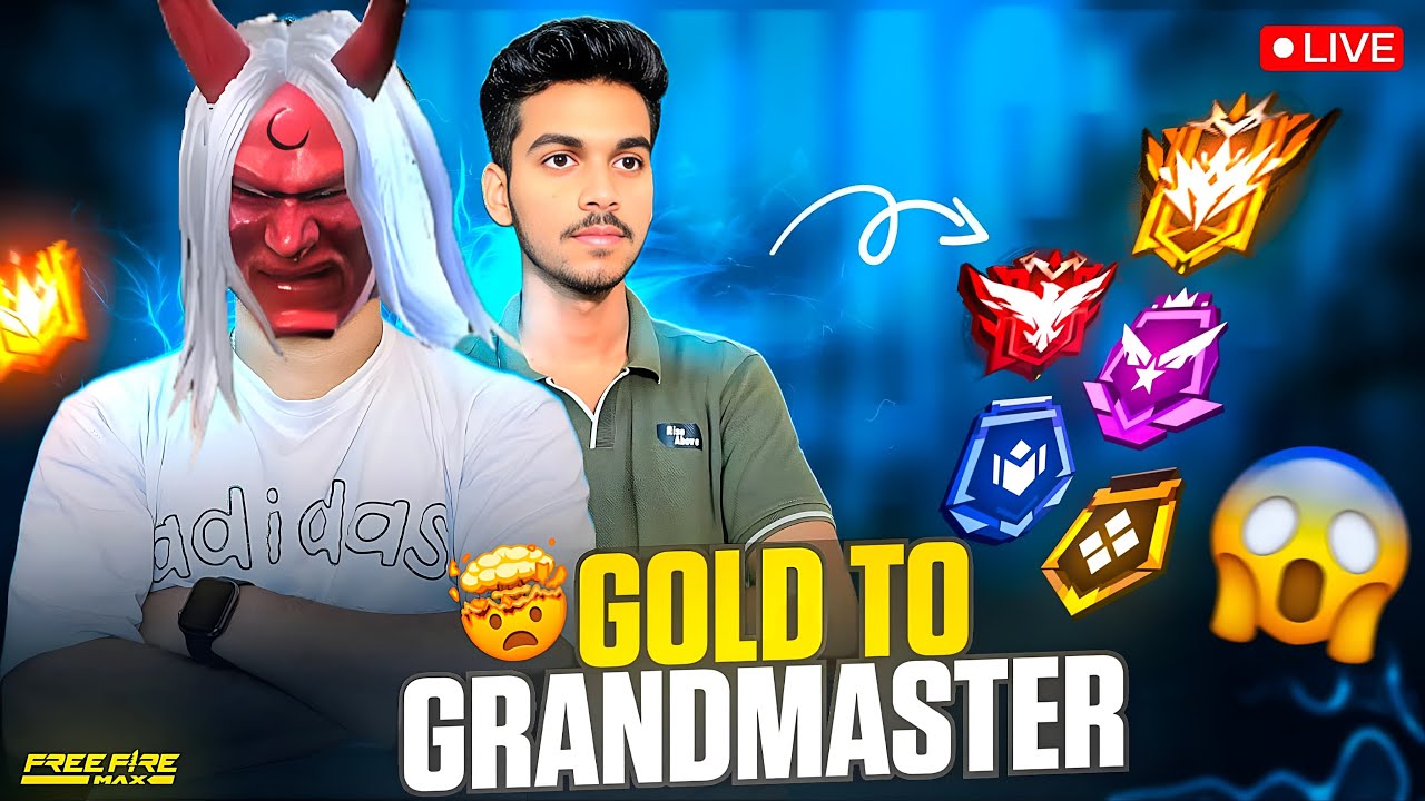 LIVE🛑 NEW SEASON BR RANK REGION 😎 PUSH TO TOP 1 GRANDMASTER 🏆# ...