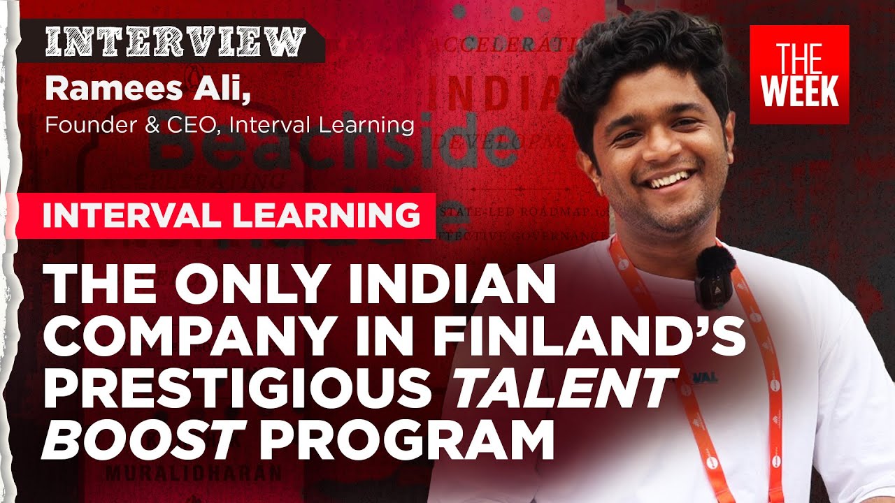 Ramees Ali, founder of edtech startup Interval Learning, aims to change education in India - YouTube