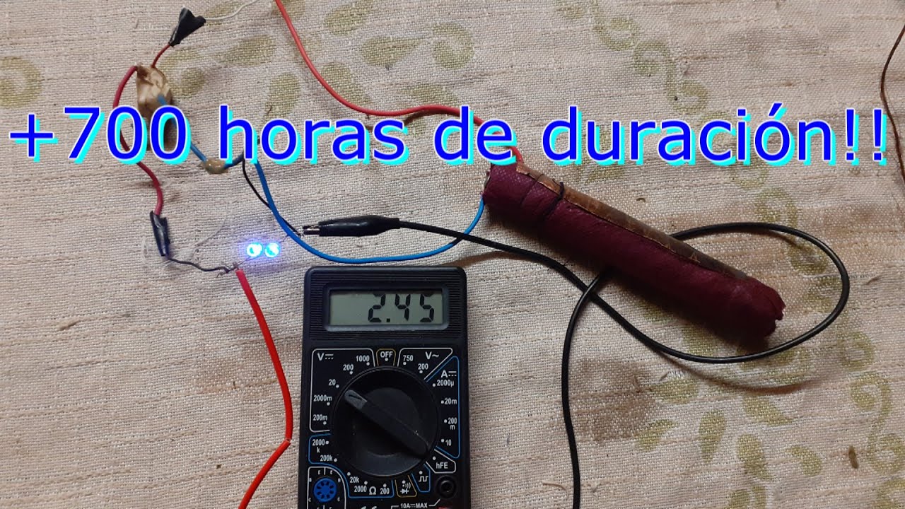 Pila Casera de Larga Duracion Muy Facil !!! / Long-Lasting Home Battery ...
