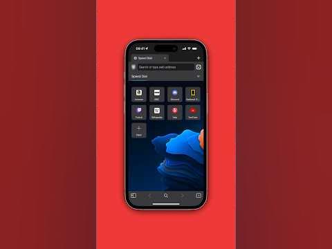 Start Page with Custom Wallpapers | Vivaldi Browser on iOS - YouTube