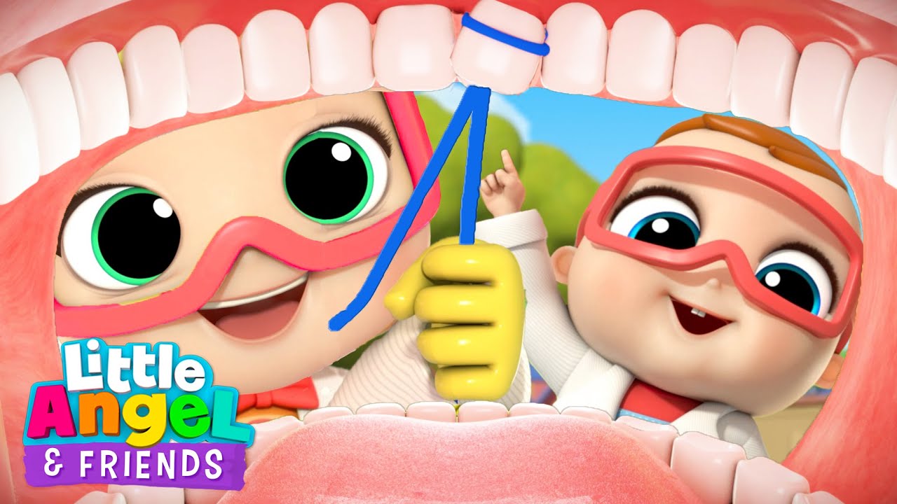 My Tooth Is Falling Out! | Little Angel And Friends Kid Songs - YouTube