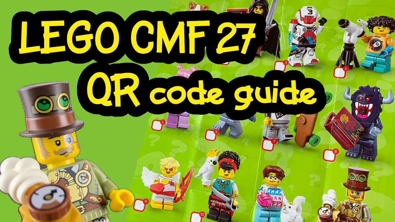 LEGO Minifigs Series 27 QR codes guide and list - YouTube