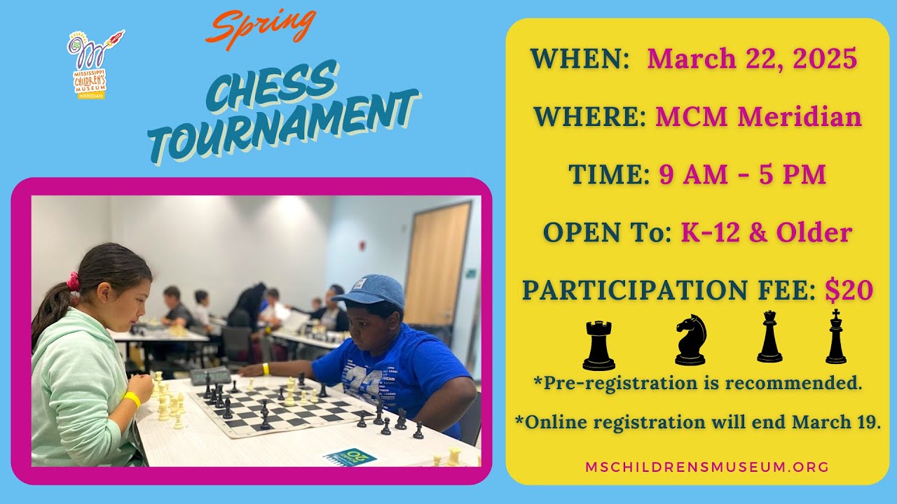 MCM Spring Chess Tournament: Pre-Registration is Open! - YouTube