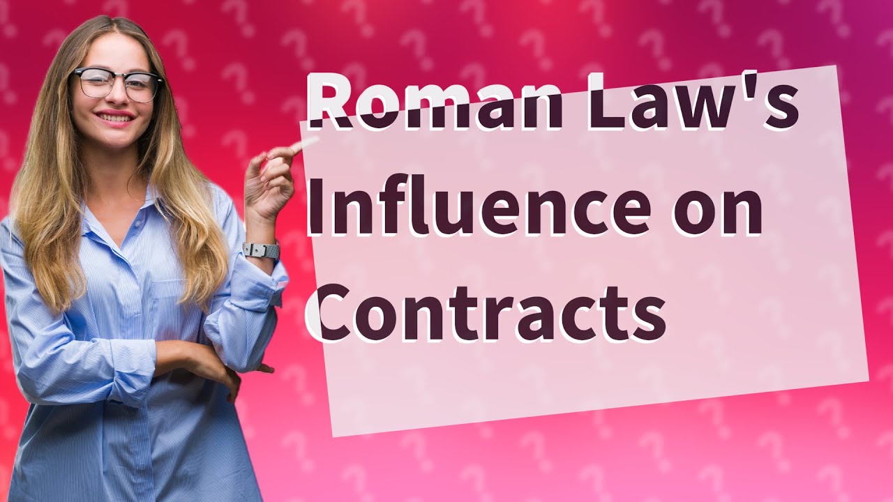 How Did Stipulations in Roman Law Influence Modern Contract Practices ...