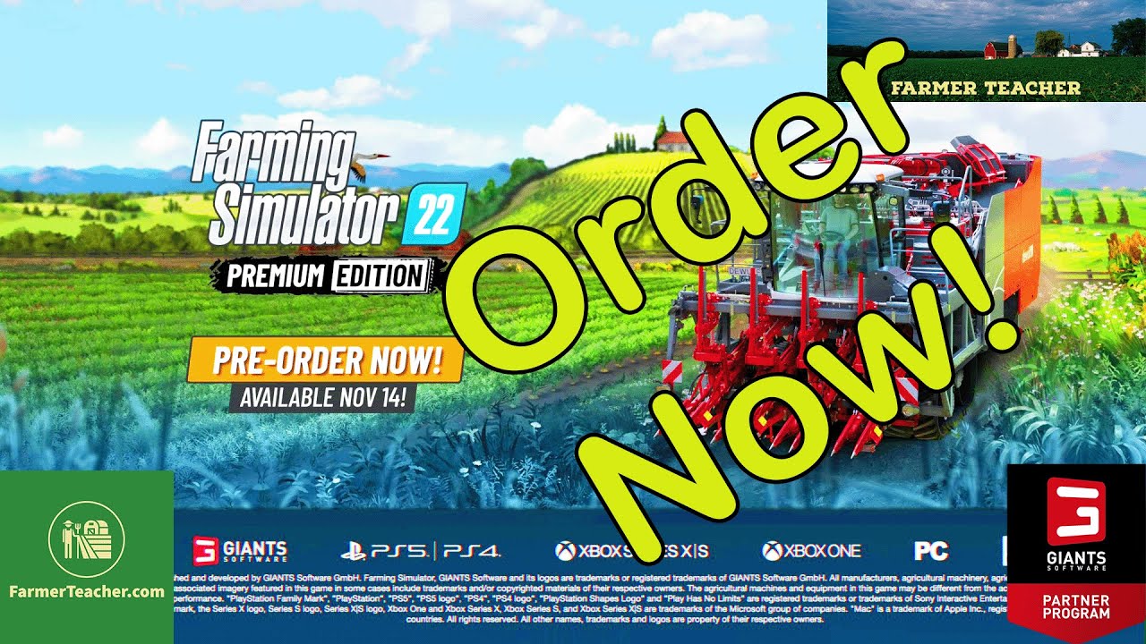 FS 22 Premium Expansion Trailer, FS 22 Premium Edition Equipment. - YouTube