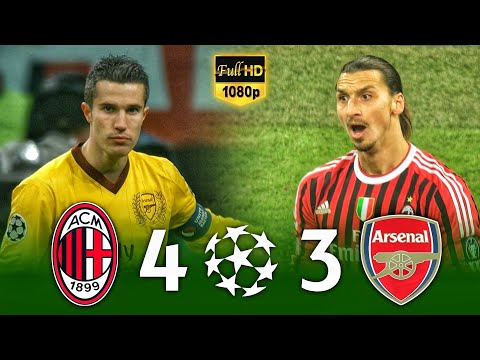 من الذاكرة : ميلان X أرسنال /ذهاب وإياب دور ال16 /موسم 2011-2012/تعليق رؤوف خليف وحفيظ دراجى/1080i
