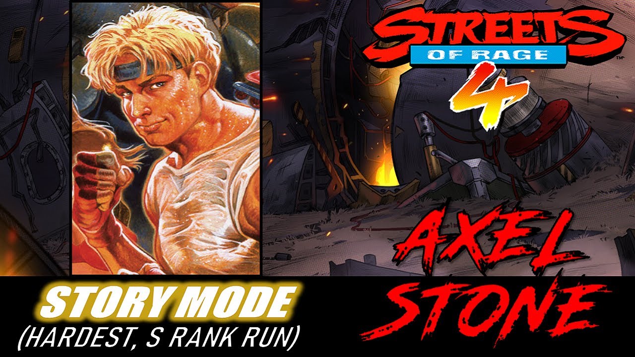 Streets of Rage 4 | Story Mode - Axel-SOR3 (Hardest, S Rank Run) - YouTube