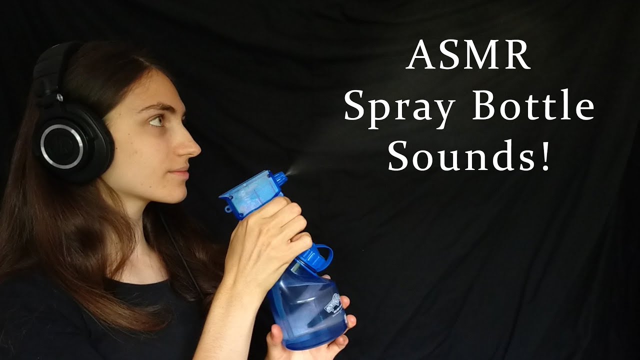 ASMR Spray Bottle Sounds (with some whispering) - YouTube