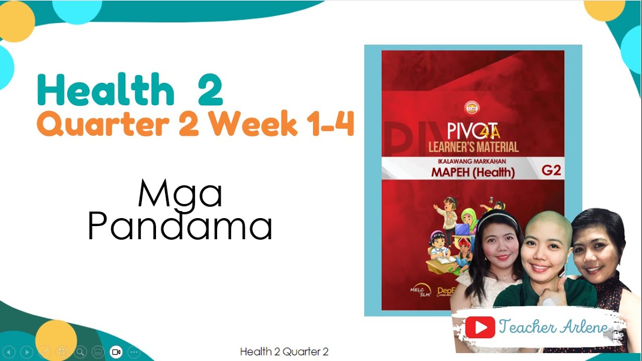 Health 2 Week 1 4 Quarter 2 Mga Pandama - YouTube