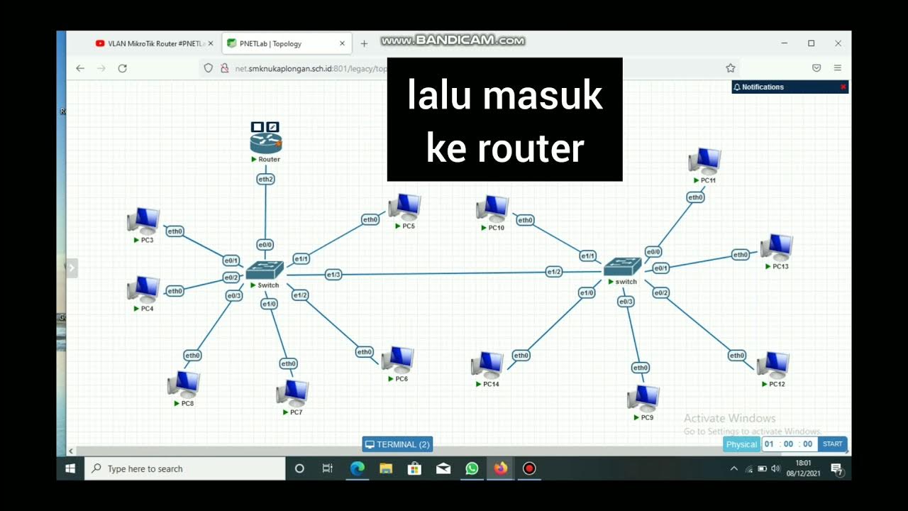 CISCO SWITCH VLAN, TRUNKING, DHCP, SERVER MIKROTIK - YouTube